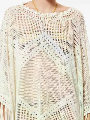 Isabel Marant Étoile Medium Length Crochet Cape - Neutrals