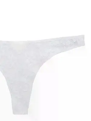 FLEUR DU MAL Le Stretch Lace Thong - White