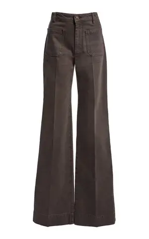 Victoria Beckham Alina High-rise Straight-leg Jeans - Grey