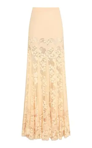 Zimmermann Valiant Panelled Silk Maxi Skirt