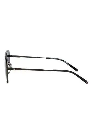 Tommy Hilfiger Pilot Frame Sunglasses - Black
