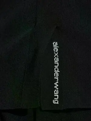 Alexander Wang Long-sleeve Polo-collar Blouse - Black