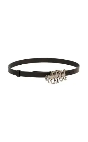 Chloé Running Horses Belt - Black