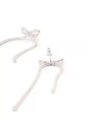 SELF-PORTRAIT Bow Design Drop Earrings