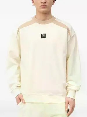 Hugo Panelled Crewneck Sweatshirt - Neutrals