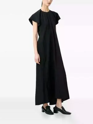 Studio Nicholson Surat Cap-sleeve Dress - Black
