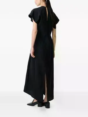 Studio Nicholson Surat Cap-sleeve Dress - Black