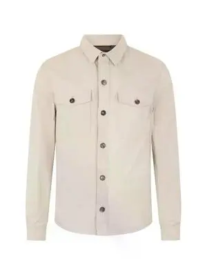MOORER Light Beige Pocket Button Jacket - Neutrals