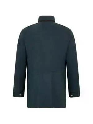 MOORER High-collar Padded Jacket - Blue