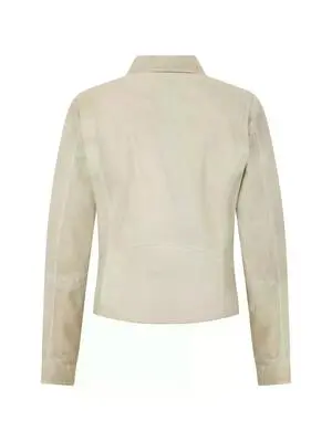 MOORER Asymmetrical Leather Jacket