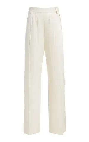 VICTORIA BECKHAM Relaxed Curved-Leg Trousers