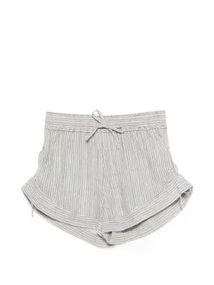 MARANT ETOILE Thaliany Striped Shorts - Blue