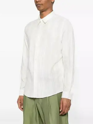 SAMSOE SAMSOE Saryan X Striped Shirt - Neutrals