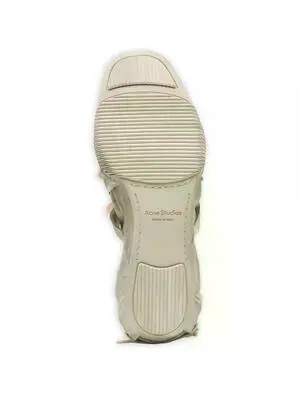 Acne Studios Lace-up Suede Shoes - Grey