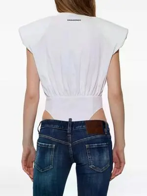 Dsquared2 Iconique" Logo Bodysuit - White