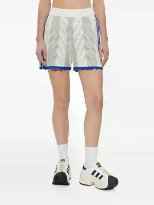 Adidas Firebird Mini Shorts - White