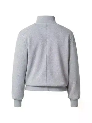 ENTIRE STUDIOS Buttoned-collar Cotton Pullover - Grey