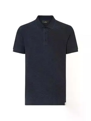 Peuterey Textured Polo Shirt - Blue