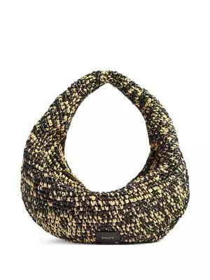 Khaite Medium Olivia Logo-motif Shoulder Bag - Black