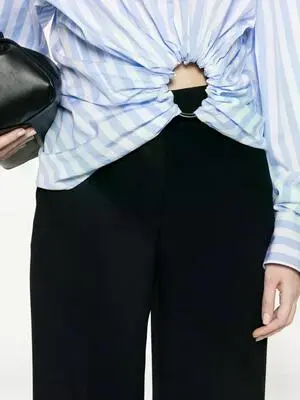 VIA MASINI 80 Straight Trousers