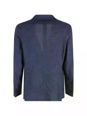 Tagliatore Montecarlo Button Single-breasted Blazer - Blue