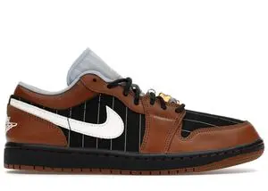 JORDAN 1 Low Se Light British Tan - Black/sail