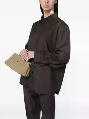 Manu Atelier Le Cambon 25 Leather Tote Bag - Neutrals
