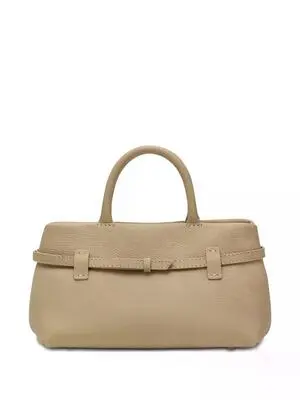 Manu Atelier Le Cambon 25 Leather Tote Bag - Neutrals