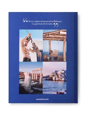 Assouline Mykonos Muse Book - Blue