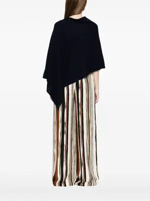 BEYOU Draped Poncho - Blue