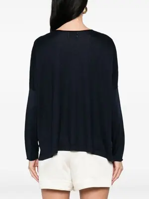 BEYOU Cashmere And Silk V-neck Sweater