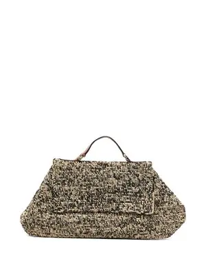 IBELIV Lahady Raffia Satchel & Cross Body Bag - Green