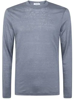 GRAN SASSO Logo Print Long Sleeves T-shirt