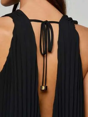 L'Agence Adalynn Maxi Dress With Lace Trim