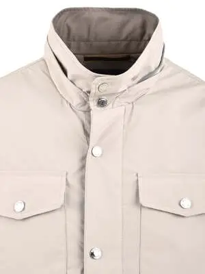 MOORER Buttoned Jacket With Hood