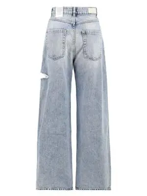 ICON DENIM LOS ANGELES Poppy Wide Leg Jeans - Blue