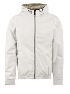 MOORER Reversible Technical Hooded Jacket - White