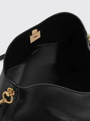 Dolce & Gabbana Vittoria Large Bag In Leather - Black