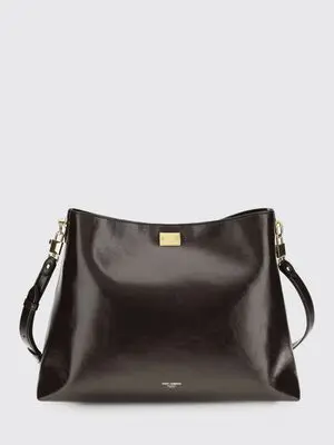 Dolce & Gabbana Vittoria Large Bag In Leather - Brown