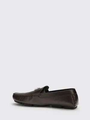 Dolce & Gabbana Leather Driver Loafers - Brown
