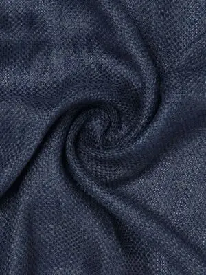 Brunello Cucinelli Linen Scarf - Blue