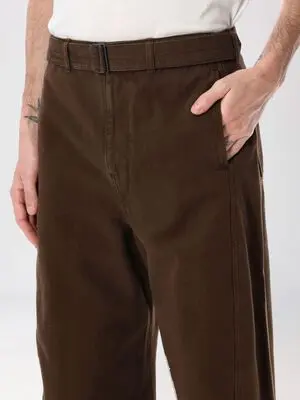 LEMAIRE Belted Trousers - Brown