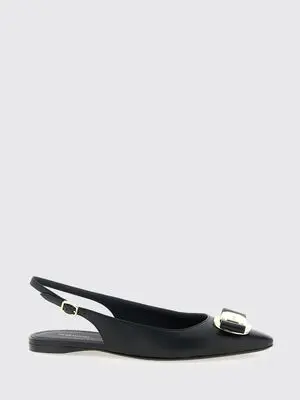 FERRAGAMO Slingback Ballet Flats - Black
