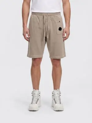 C.P. COMPANY Cotton Drawstring Shorts - Grey