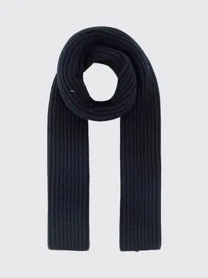 MAISON MARGIELA Ribbed Virgin Wool Scarf Navy