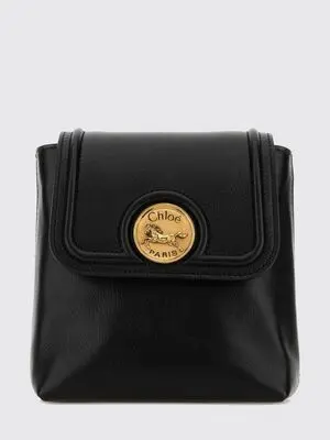 Chloe Silver Tone Backpacks For Women