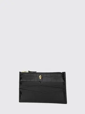 Alexander McQueen Croc Effect Wallet