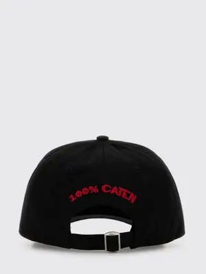 Dsquared2 Cotton Twill Cap With Logo Patch - Black