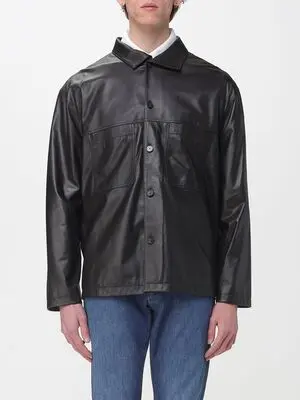 Emporio Armani Leather Jacket - Brown