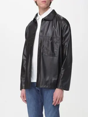 Emporio Armani Leather Jacket - Brown
